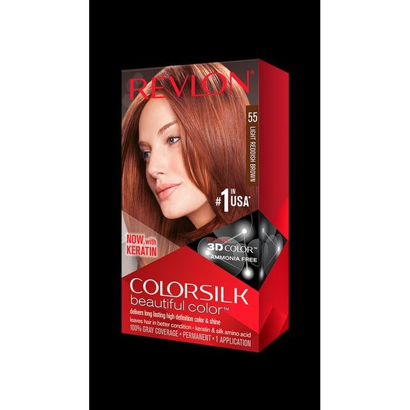 Revlon | Hair | Colorsilk Beautiful Color Hair Color 55 Light Reddish ...
